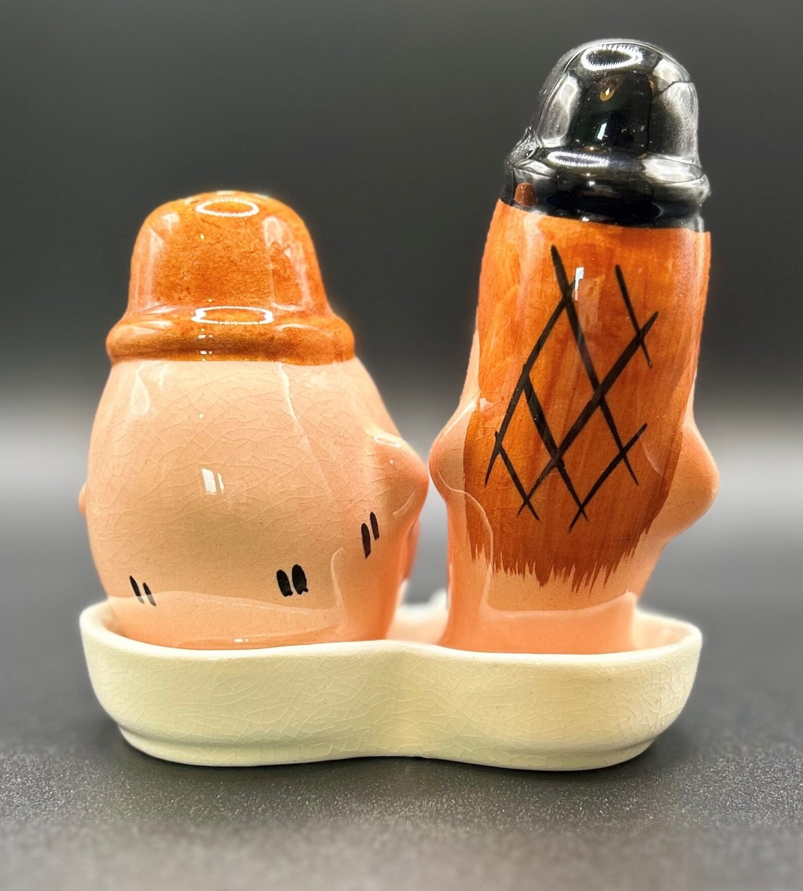 Rare 1950's Beswick Laurel & Hardy Cruet Set ,salt and Pepper Shaker ...