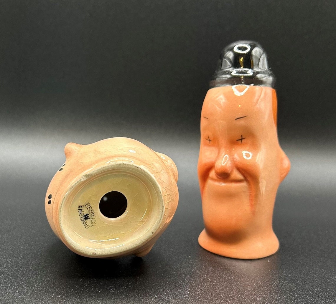 Rare 1950's Beswick Laurel & Hardy Cruet Set ,salt and Pepper Shaker ...