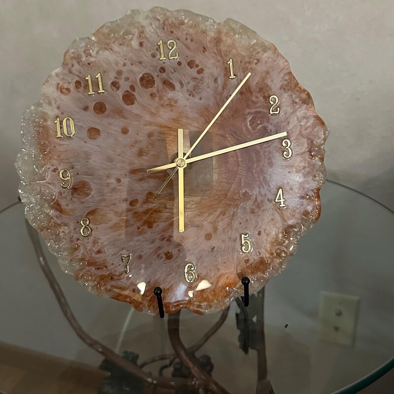 Epoxy Resin Clock - Etsy