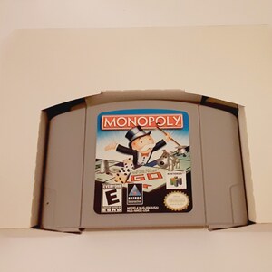 Nintendo N64 Monopoly With Original Box Instruction Booklet Insert ...