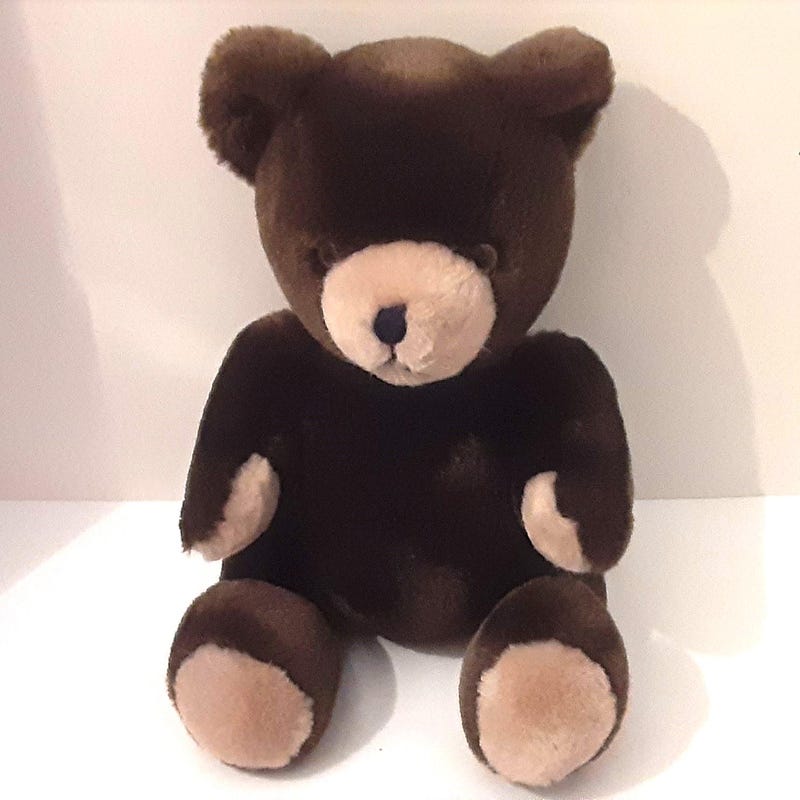 Brown Teddy Bear - Etsy