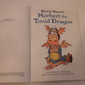 Mercer Mayer's Herbert the Timid Dragon Golden Star Reader Book ...