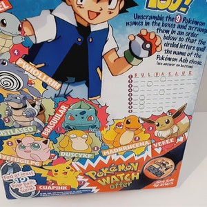 Pokémon Quaker Oat Life Cereal Box Empty Pikachu Collectible ...