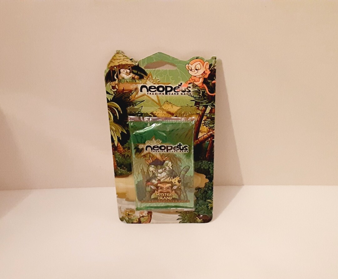 Neopets Trading Card Game Mystery Island 8 Card Booster Pack Kougra ...
