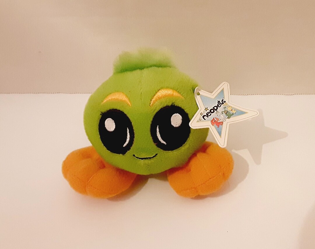 Neopets Green Jubjub Plush Toy Mcdonald's 2004 - Etsy
