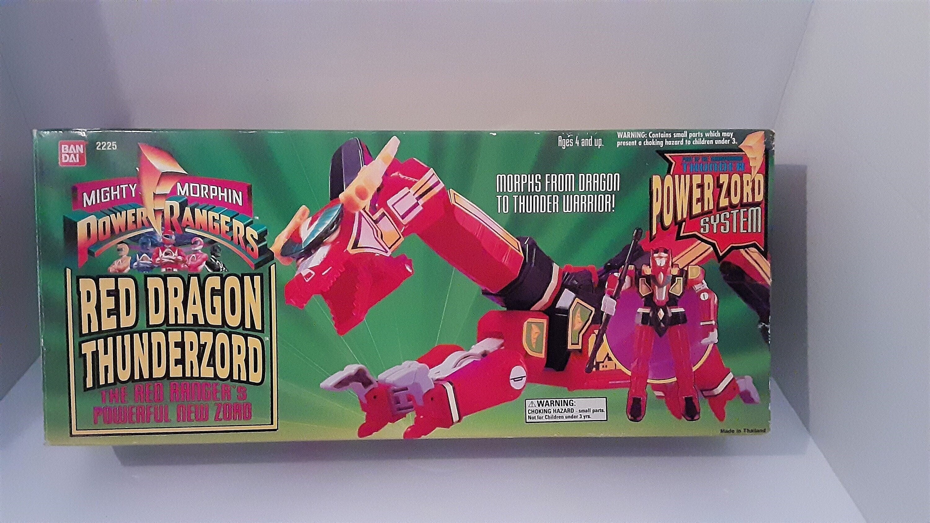 Mighty Morphin Power Rangers Red Dragon Thunderzord in - Etsy