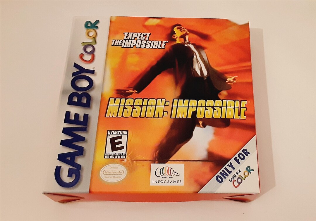 Mission Impossible Game Boy Color Box Only With Papers No Game - Etsy