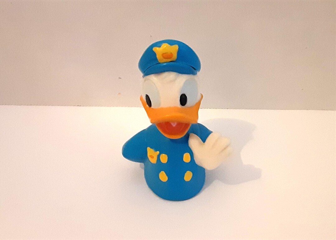Disney Donald Duck Cop Policeman Finger Puppet Applause Vintage 90s - Etsy