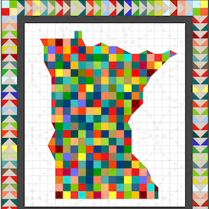Meandering Minnesota Quilt Pattern: Easy Scrappy Flying Geese (PDF) - Etsy