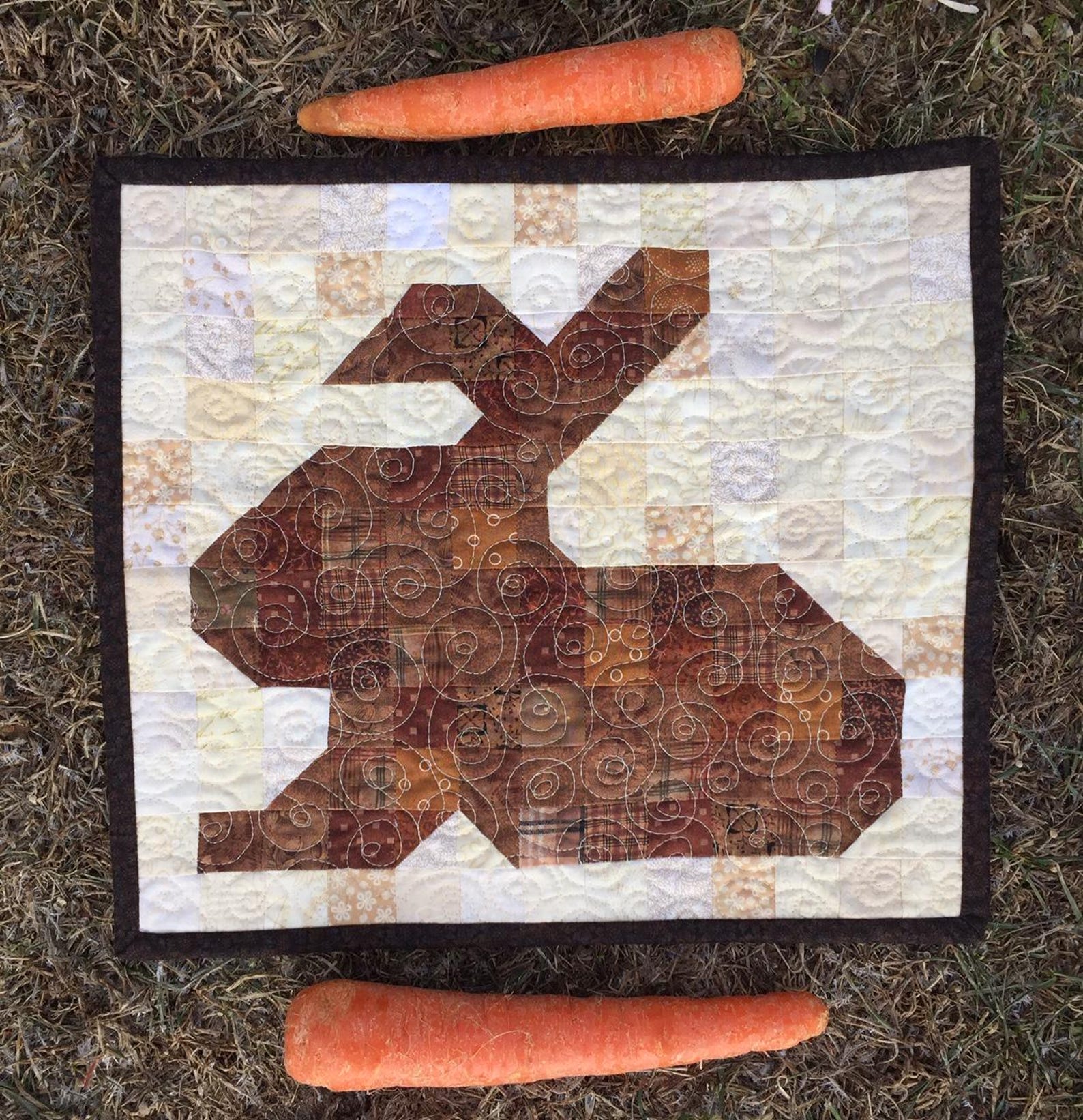 Cottontail Cutie Mini Quilt Pattern: Scrappy Bunny (PDF) - Etsy