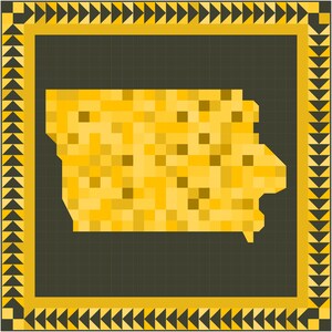 Meandering Iowa Quilt Pattern PDF Easy Beginner Scrappy Patchwork ...
