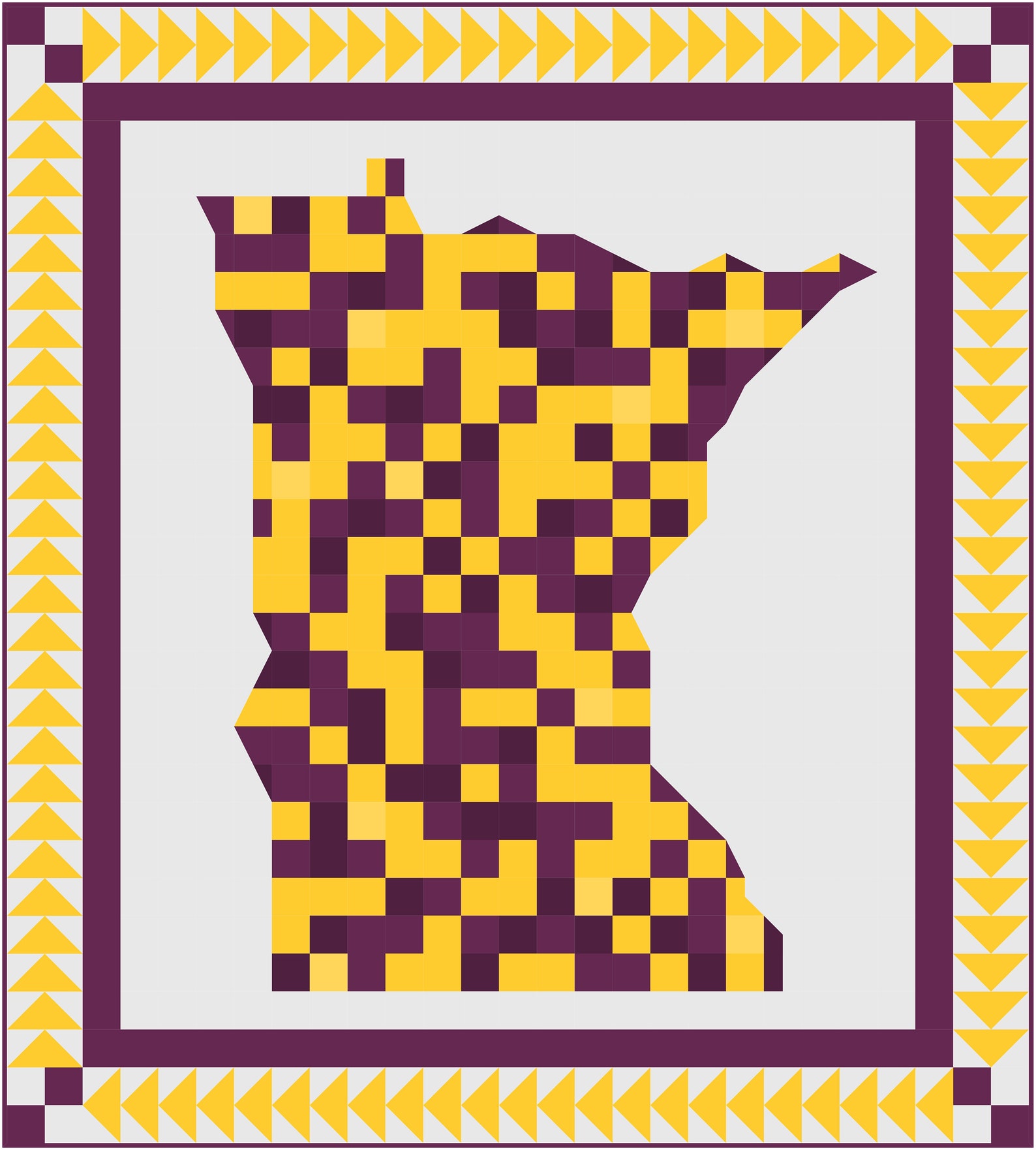 Meandering Minnesota Quilt Pattern: Easy Scrappy Flying Geese (PDF) - Etsy