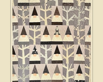 Timber Gnomes Christmas Quilt - Etsy
