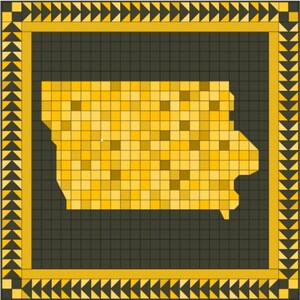 Meandering Iowa Quilt Pattern PDF Easy Beginner Scrappy Patchwork ...