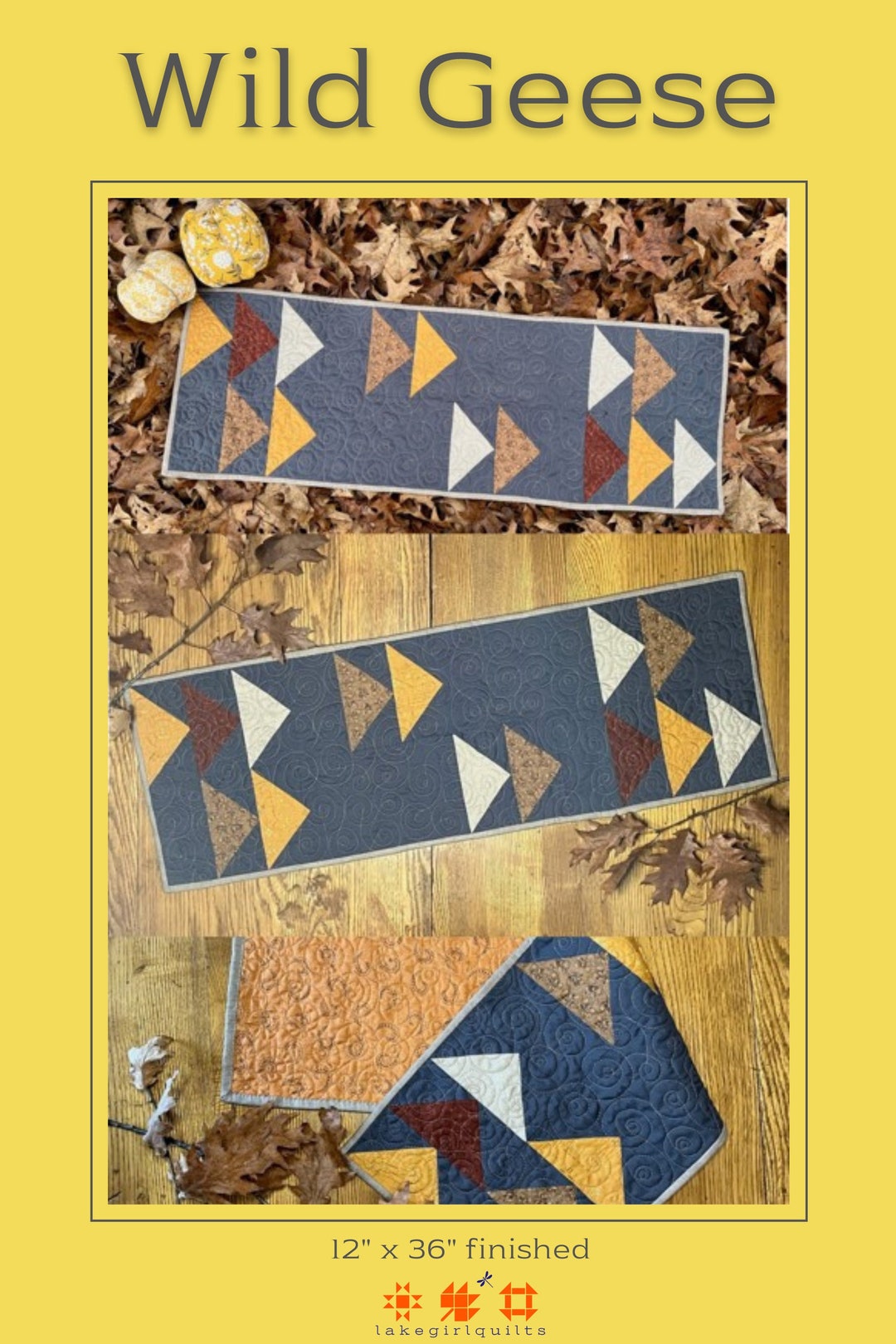 Wild Geese Quilt Pattern: Autumn Table Runner (PDF Pattern) - Etsy