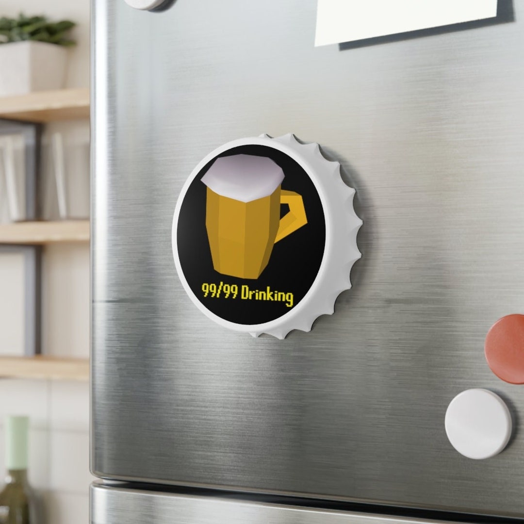 OSRS Bottle Opener, 99 Drinking, Funny Runescape Gift! Old School ...