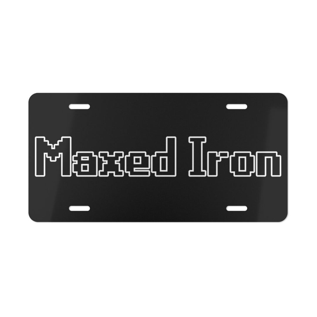 OSRS maxed Iron Vanity Plate Black License - Etsy