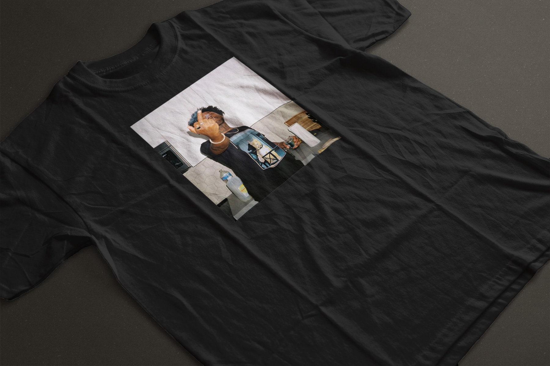 Brent Faiyaz Middle Finger Rap Tee Shirt, Brent Faiyaz Vintage 90s Rap ...