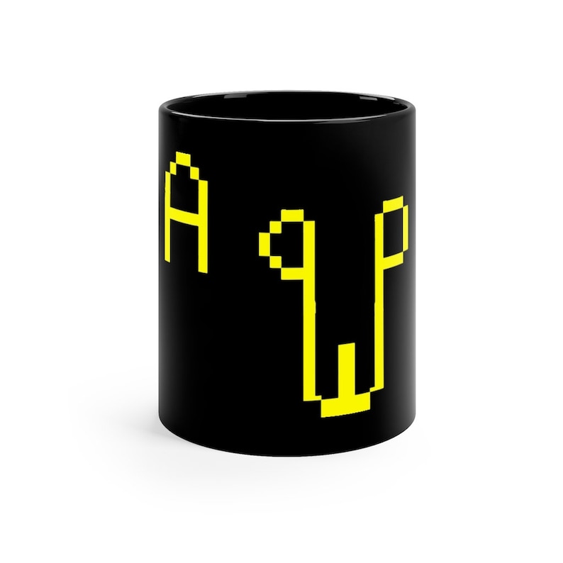 OSRS "aqpw" - a Q P - Mug, Black Mug, 11oz Mug, Funny Rs Gift ...