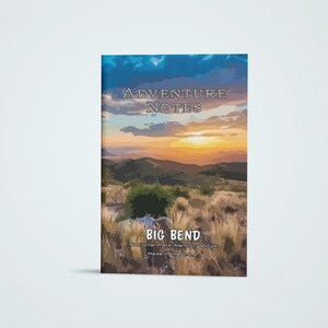 Adventure Notes - Big Bend National Park - Etsy