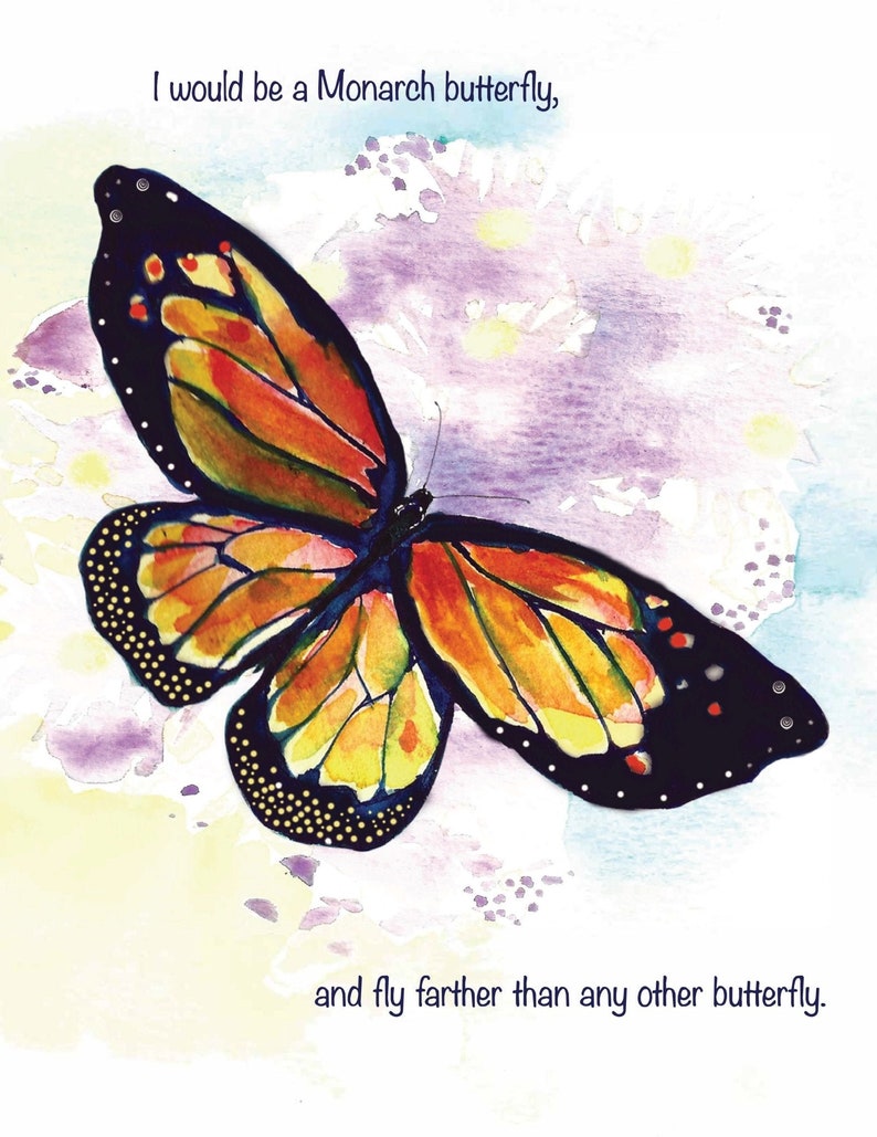 If You Were a Butterfly... Paper Back Book - Etsy