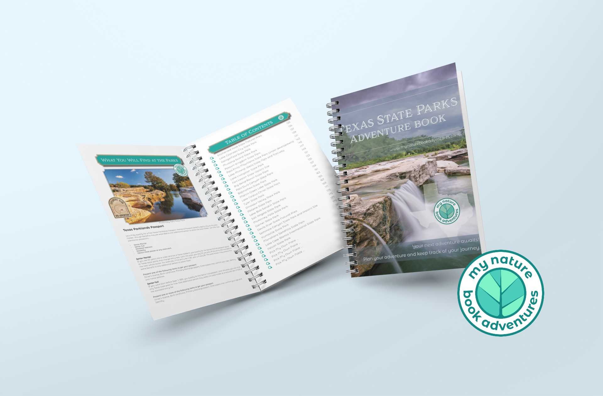 Texas State Parks - Adventure Planning Journal - Etsy