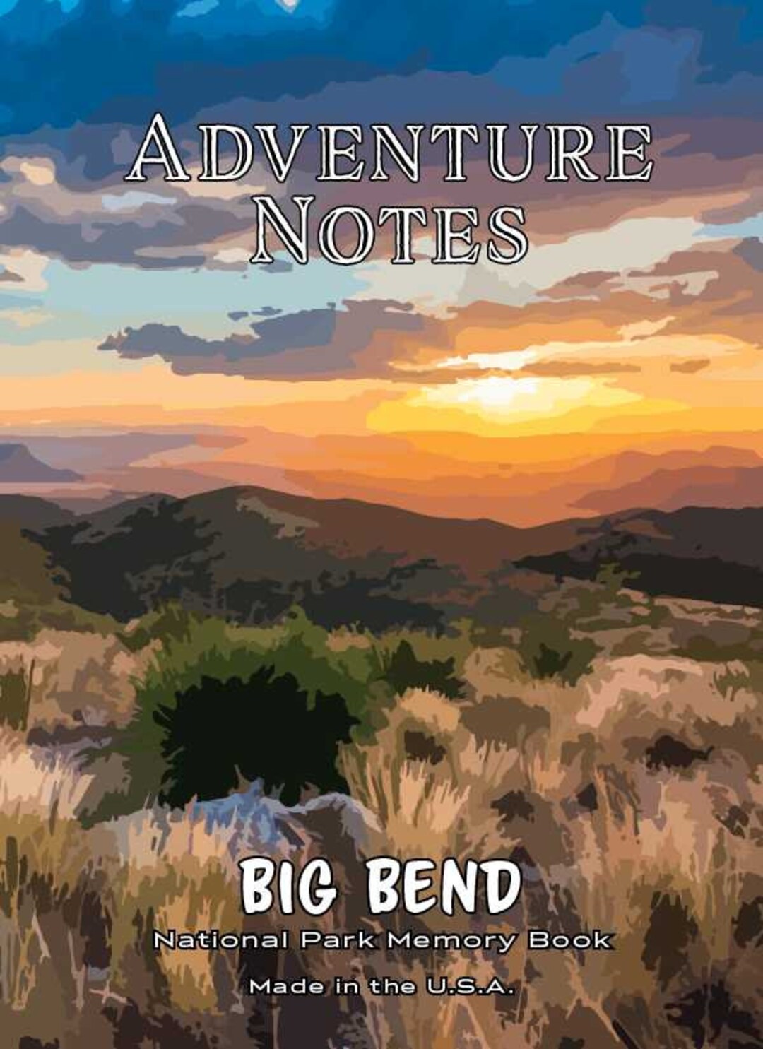 Adventure Notes - Big Bend National Park - Etsy