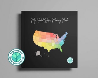 50 States Guide, Booklet of the United States - Etsy