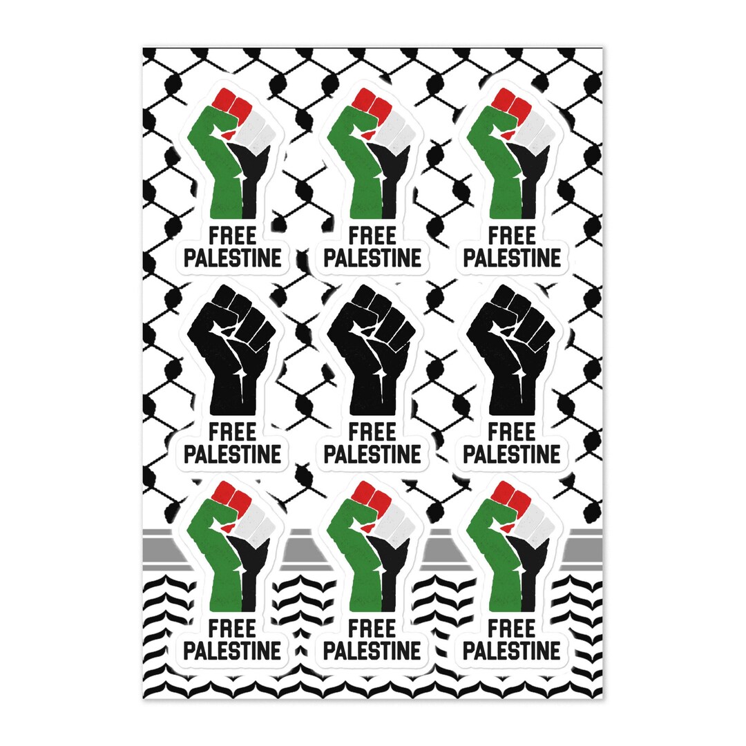 Free Palestine Stickers Bundle, Palestine Resistance Stickers ...