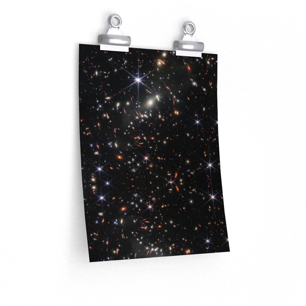 Space Poster James Webb Space Telescope First Image Poster - Etsy