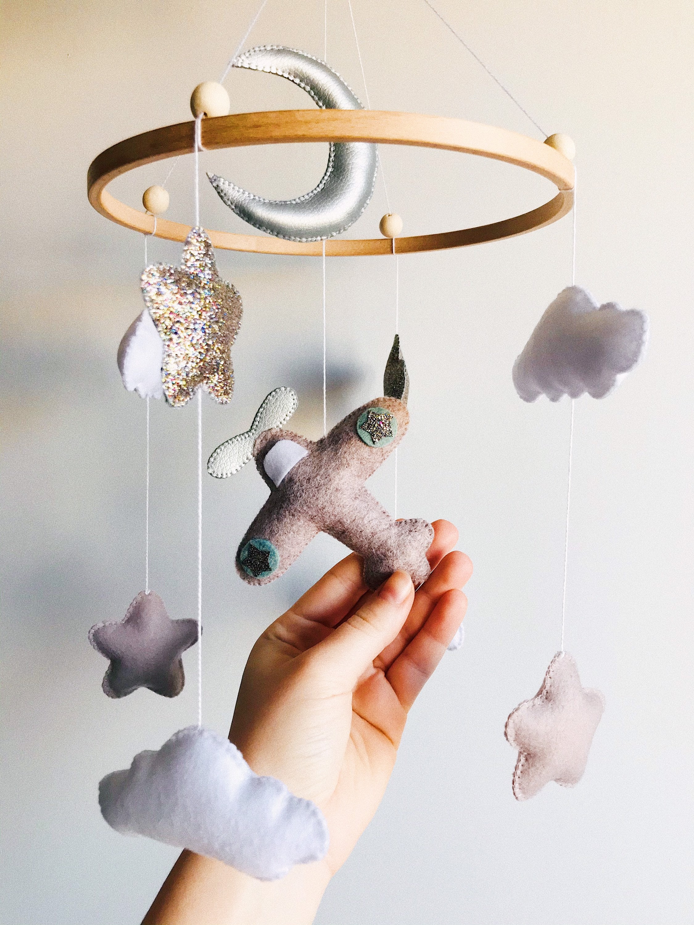 Travel Mobile Nursery Airplane Baby Mobile Airplane - Etsy