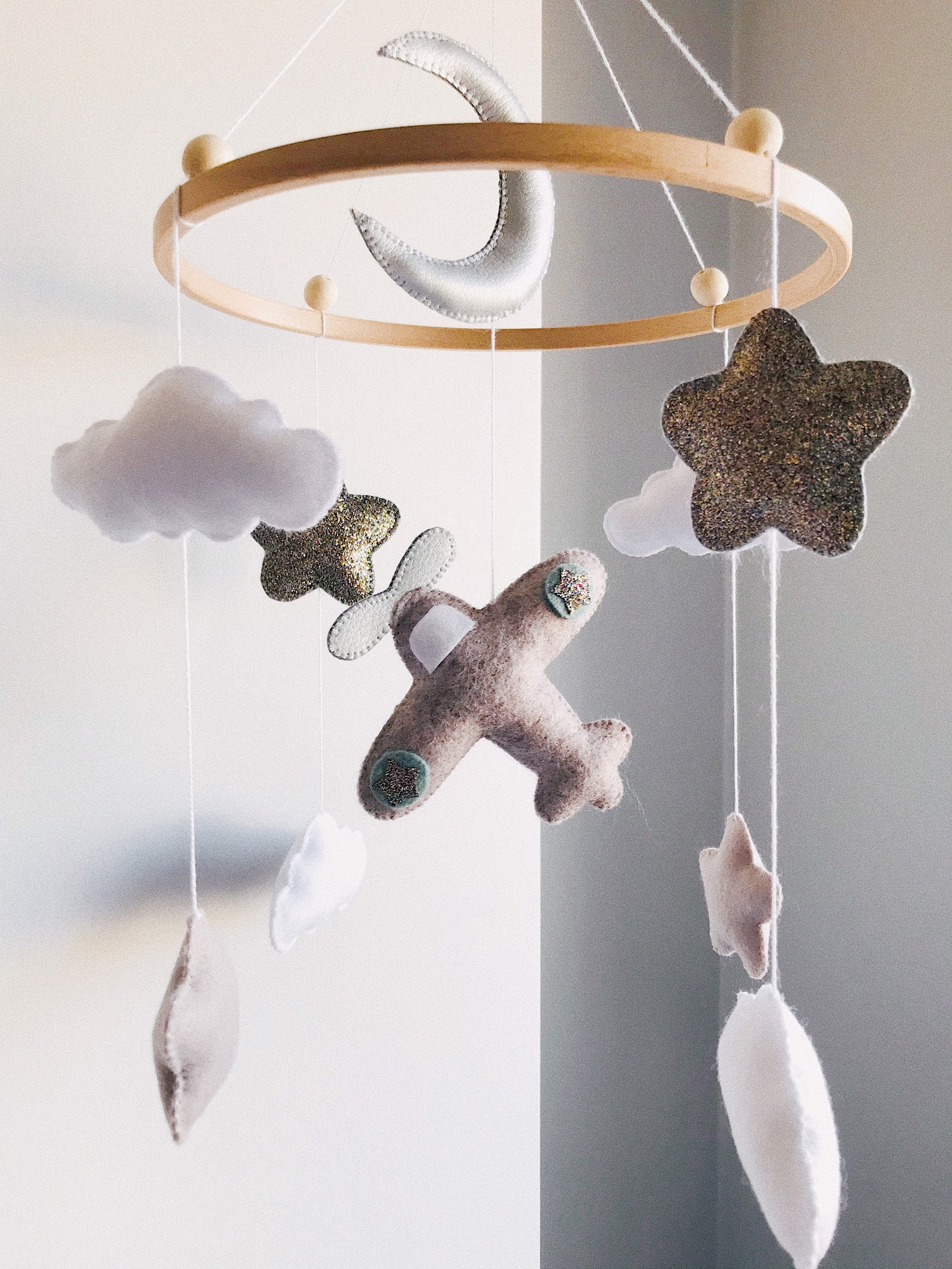 Travel Mobile Nursery Airplane Baby Mobile Airplane - Etsy