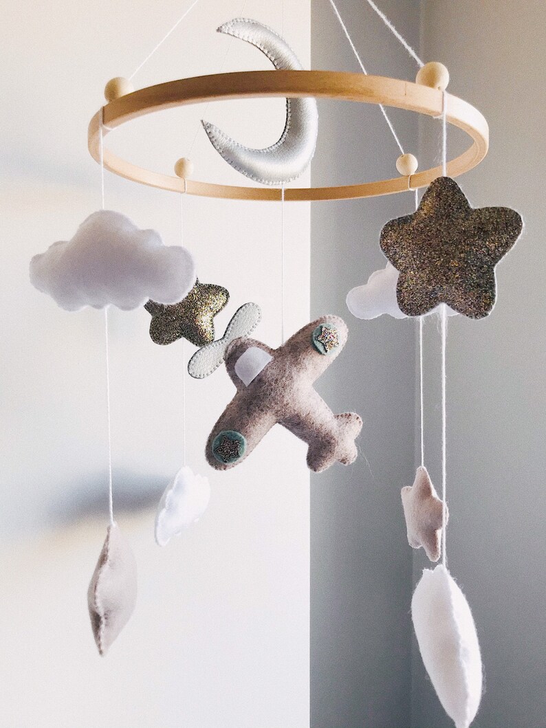 Travel Mobile Nursery Airplane Baby Mobile Airplane - Etsy