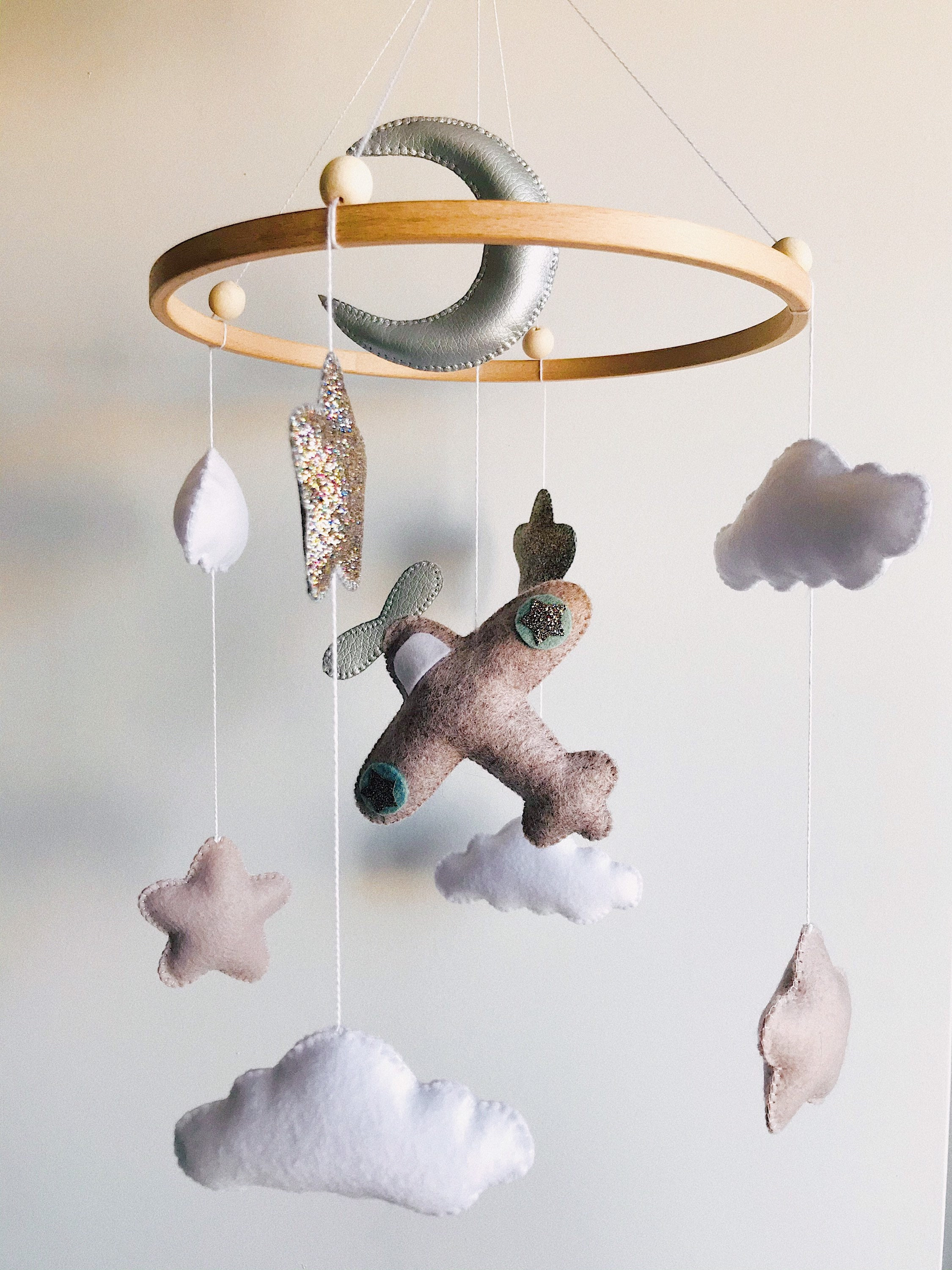 Travel Mobile Nursery Airplane Baby Mobile Airplane - Etsy