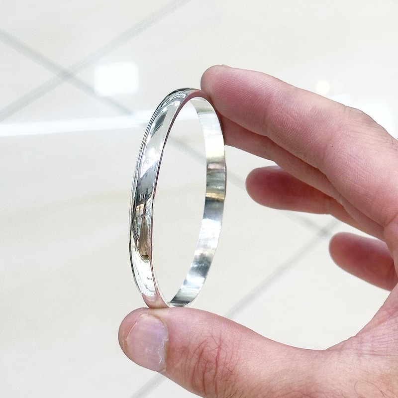 Buy Pure Silver 999 Kada for Men Online In India - Etsy India