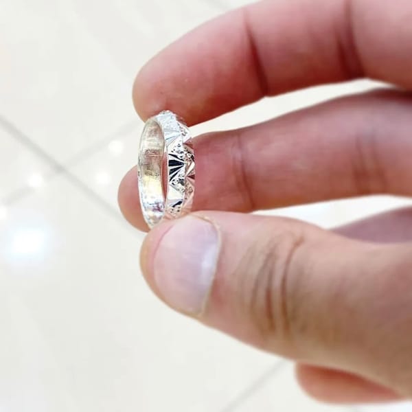 999 Silver Ring - Etsy