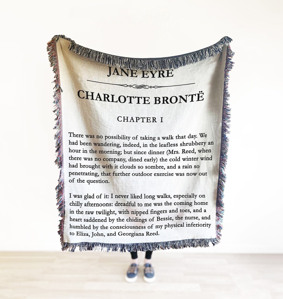Personalized Book Page Woven Throw Blanket, Custom Chapter Book Blanket ...