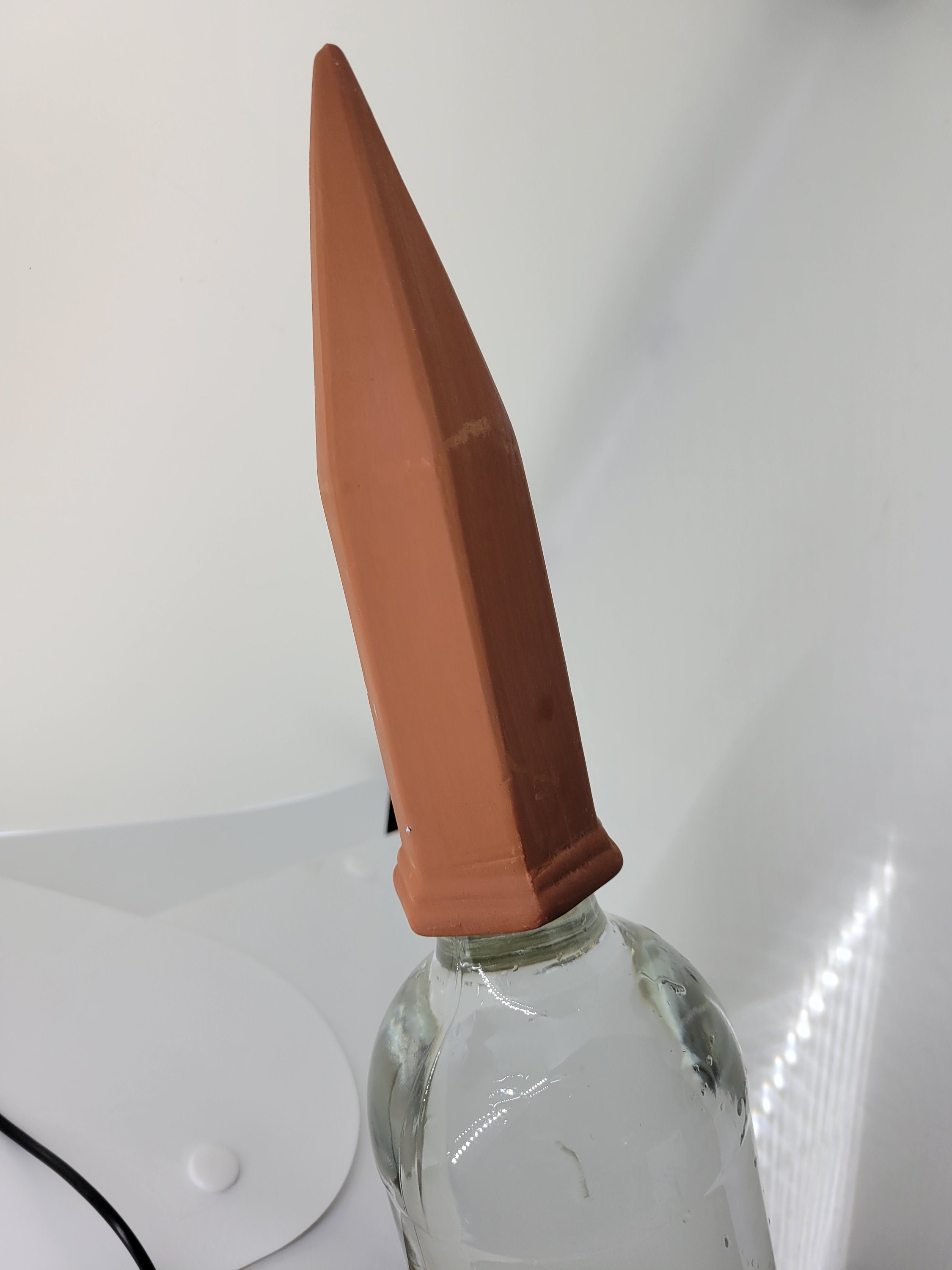 Ceramic Spike With Clear Bottle - Etsy