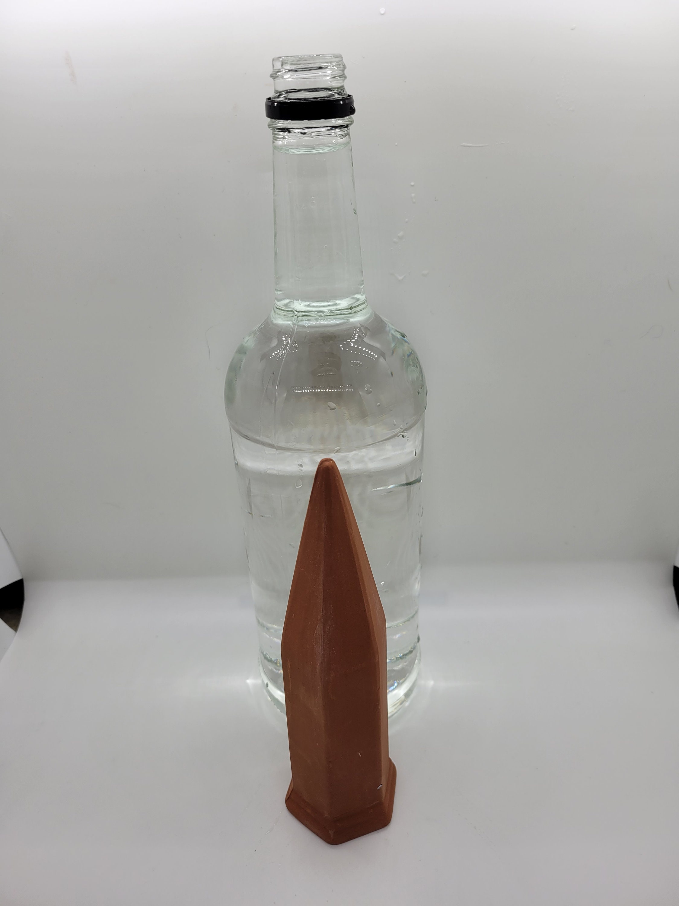 Ceramic Spike With Clear Bottle - Etsy