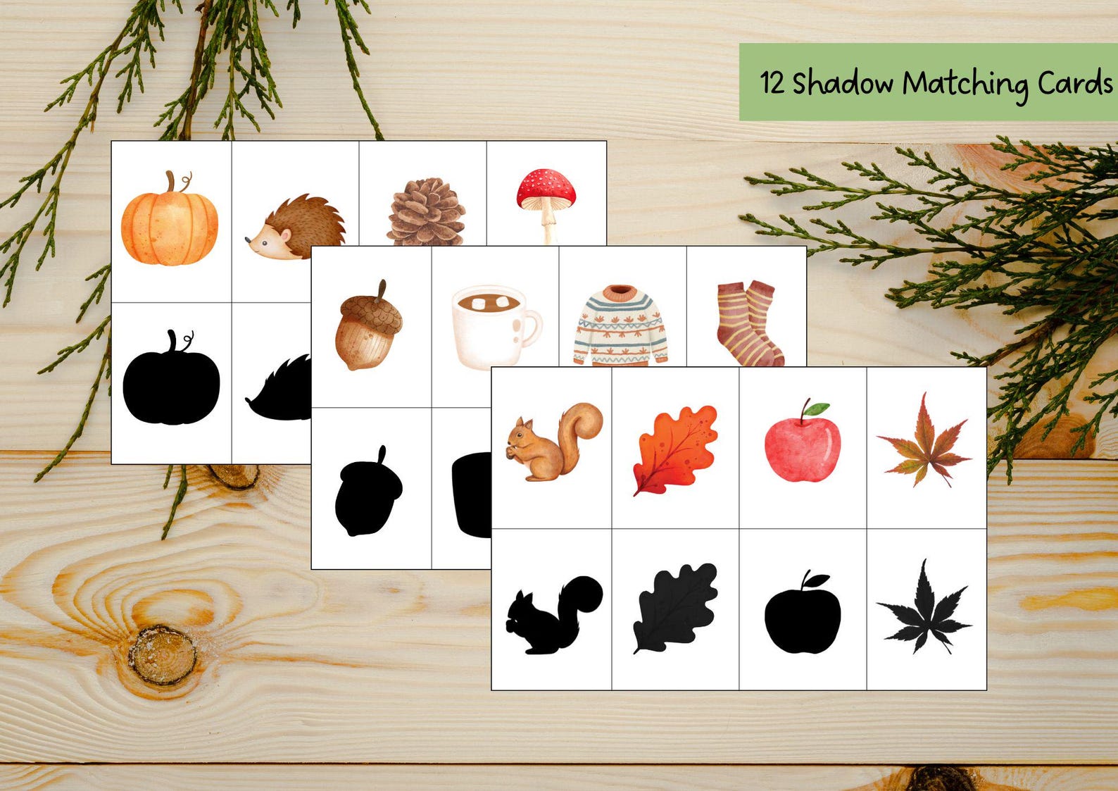 Autumn Activity Pack for Toddlers, Fall Preschool Activity, Fall ...