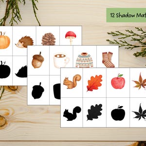 Autumn Activity Pack for Toddlers, Fall Preschool Activity, Fall ...