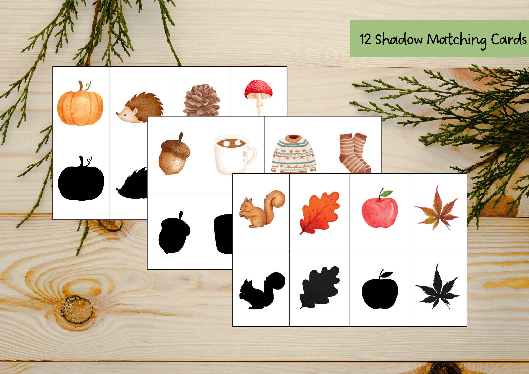 Autumn Activity Pack for Toddlers, Fall Preschool Activity, Fall ...