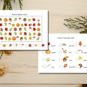 Autumn Activity Pack for Toddlers, Fall Preschool Activity, Fall ...