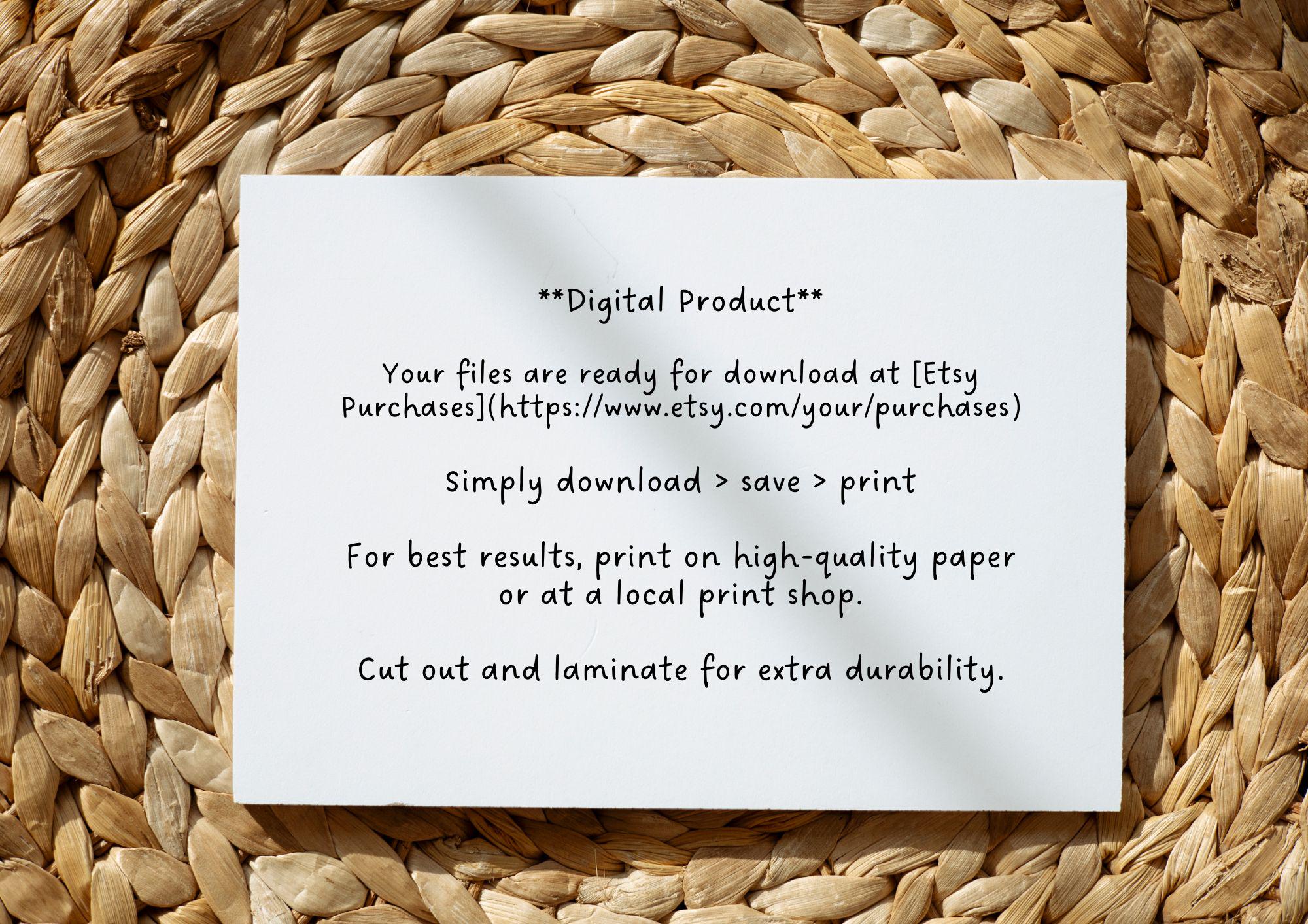 Alphabet Poster and Flashcards, Printable ABC Cards, Alphabet Poster ...