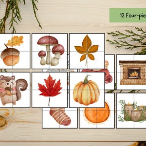 Autumn Activity Pack for Toddlers, Fall Preschool Activity, Fall ...