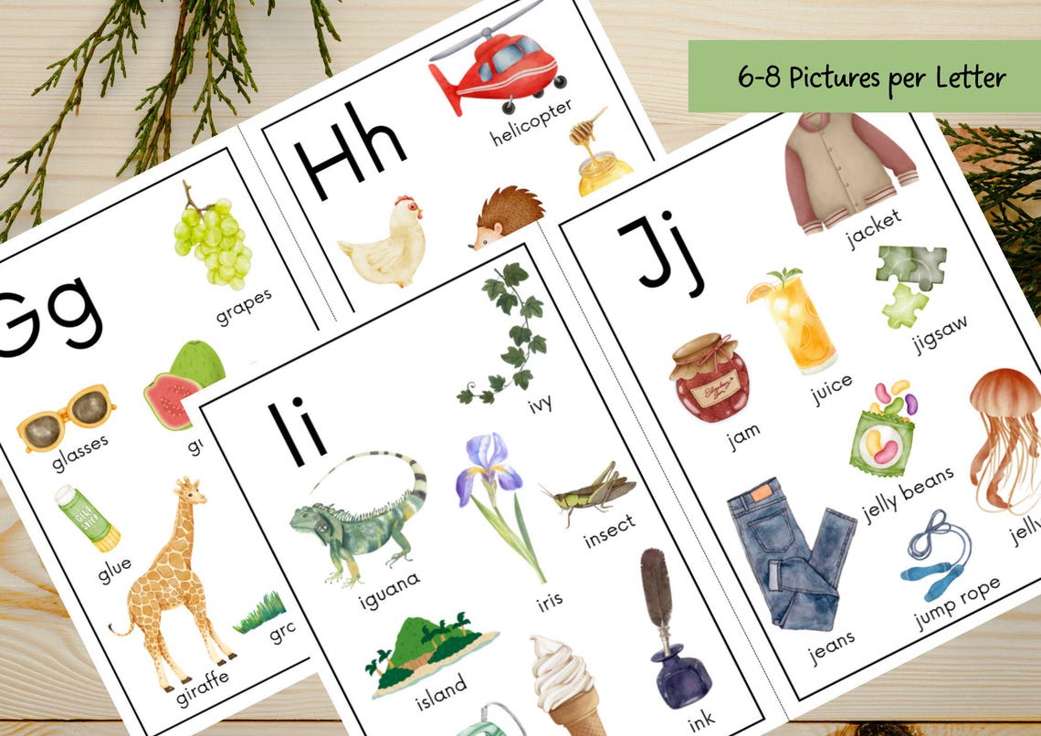 Alphabet Letter Sound Mini Poster, Beginning Letter Sound Poster ...
