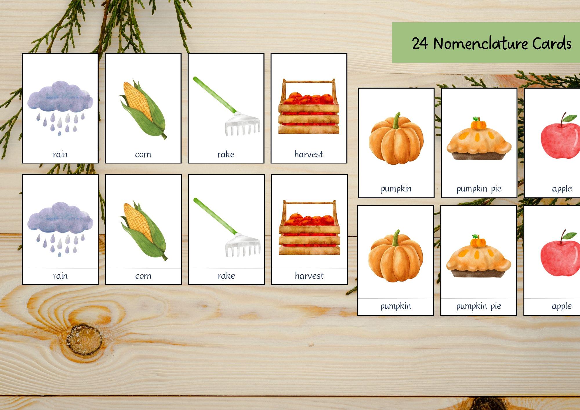 Autumn Activity Pack for Toddlers, Fall Preschool Activity, Fall ...