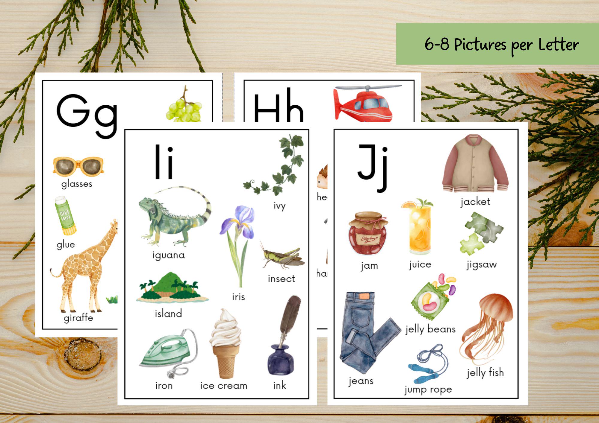 Alphabet Letter Sound A4 Poster, Beginning Letter Sound Poster ...