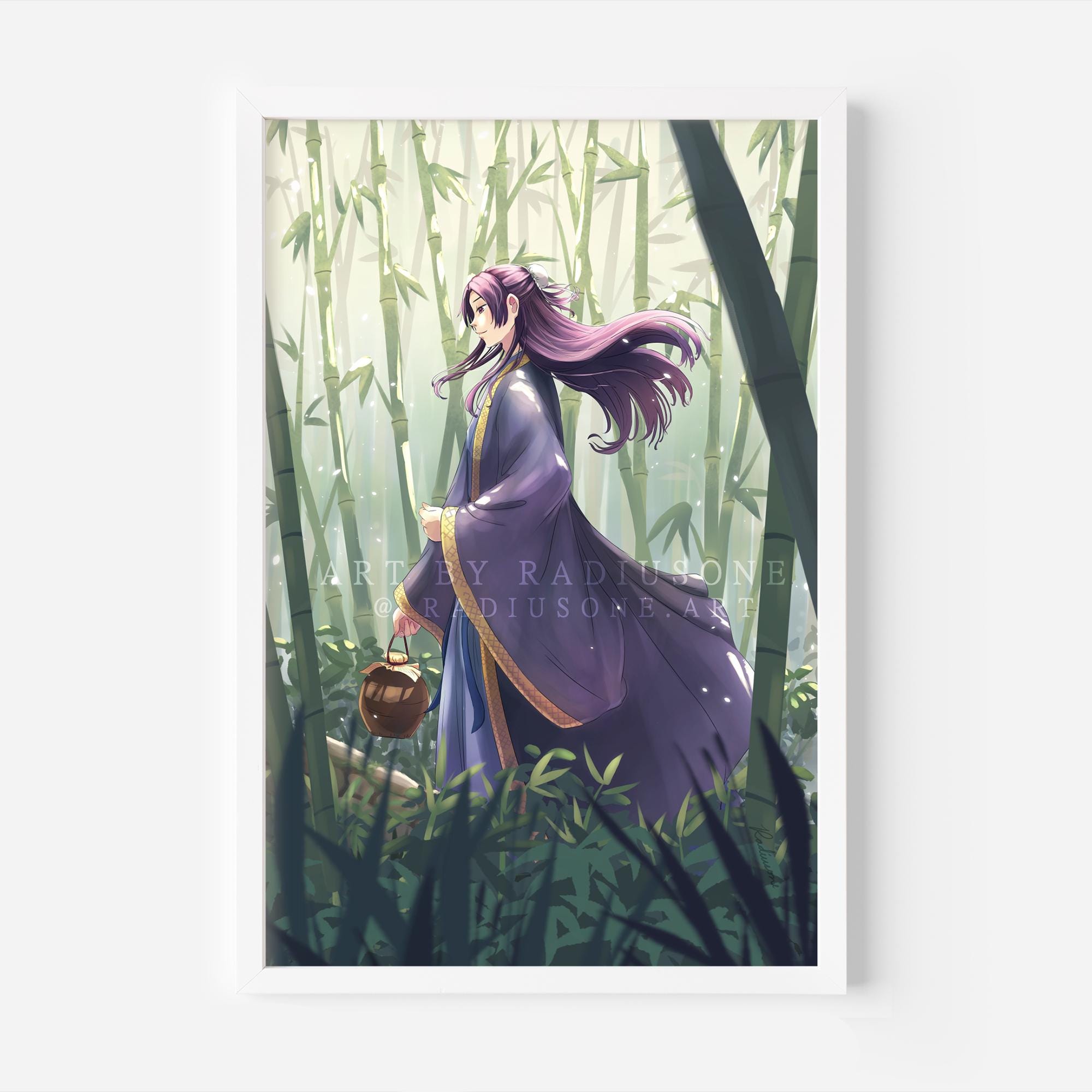 Apothecary Diaries Maomao Jinshi Inspired Poster Print Illustration by ...
