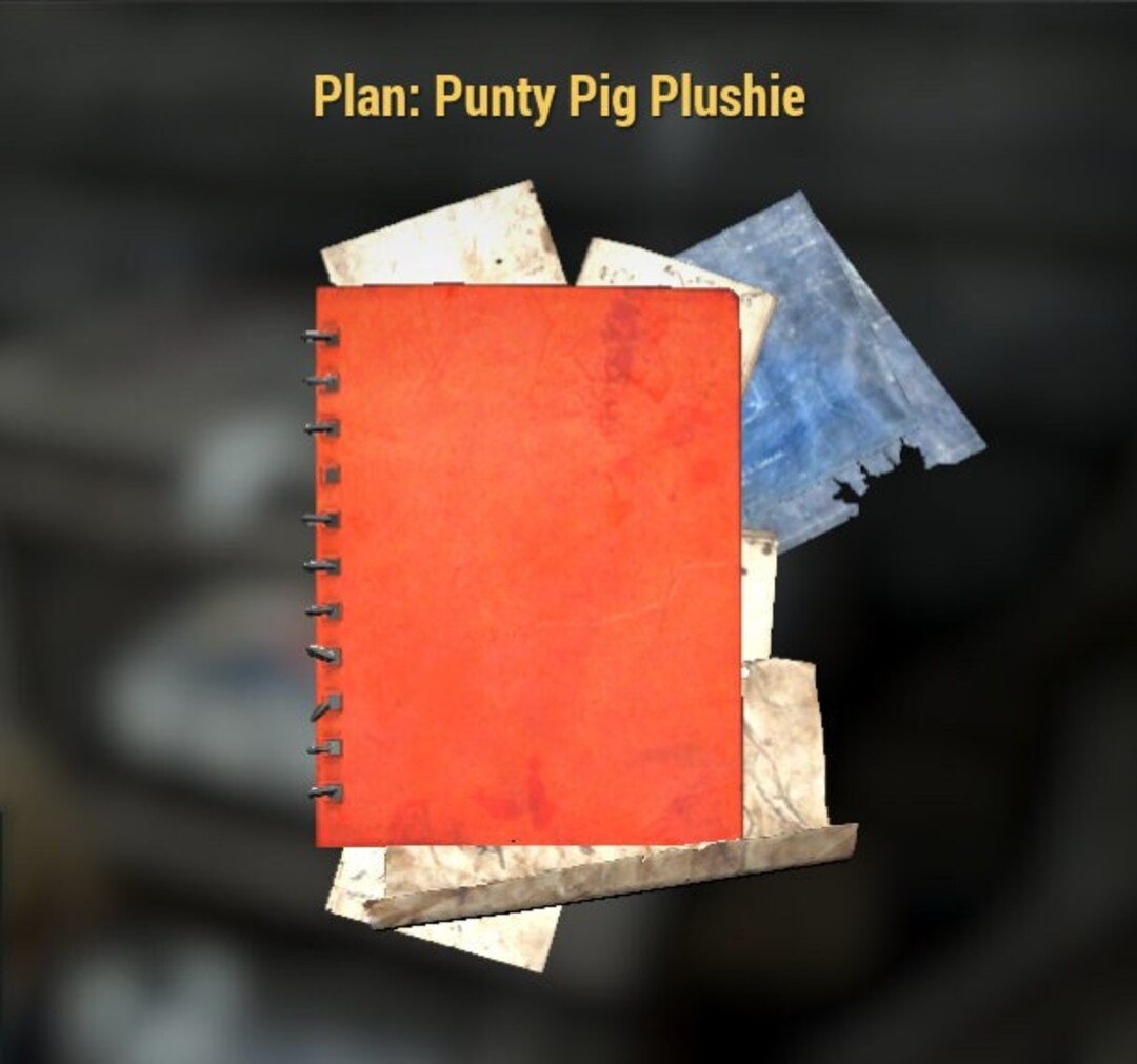 PC Punty Pig Plushie Plan PC Fallout 76 Meat Week - Etsy